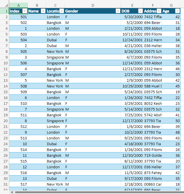 Super fast way to create large Excel table from Power Automate – PAWIT.PW